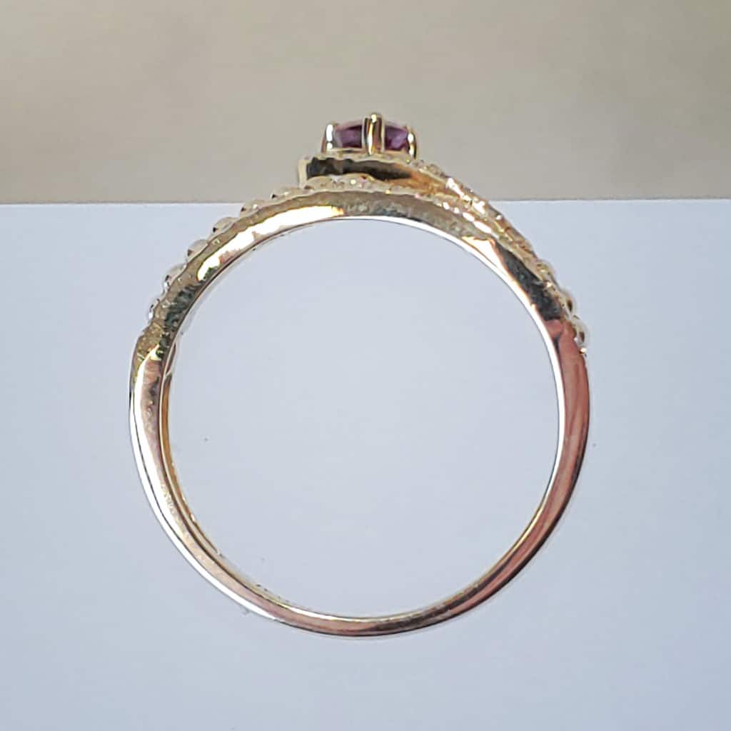 Pear Shaped Ruby in 14k Yellow Gold » Middleton Jewelers